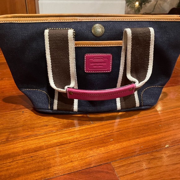 Coach | Bags | Coach Denim Mini Tote | Poshmark